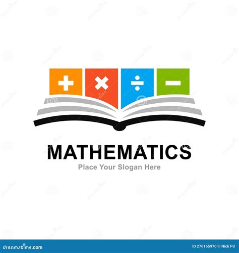 Mathematics Book Logo Vector Icon Stock Vector Illustration Of Label Accounting 276165970