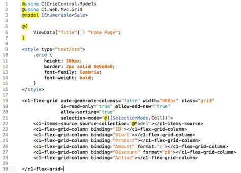 Using Componentone Aspnet Core Controls With Mac Componentone