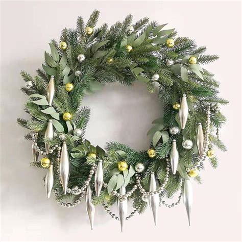 Martha Stewart Uses Wreaths Throughout Her Home To Add Texture Shine
