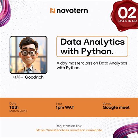 Novotern On Linkedin Python Dataanalytics Masterclass Learningopportunity Novotern