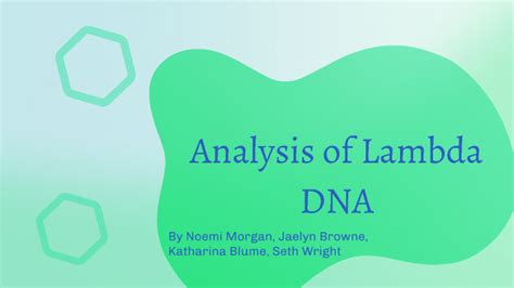 Analysis Of Lambda Dna With Restriction Enzymes Module Iii By Jaelyn