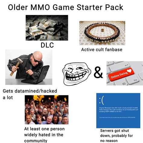 Older Mmo Game Starter Pack Rstarterpacks Starter Packs Know