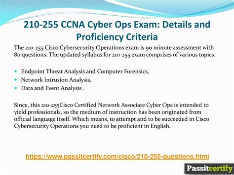 Ppt 210 255 Cisco Ccna Cyber Ops Practice Exam Powerpoint Presentation Id 7833861