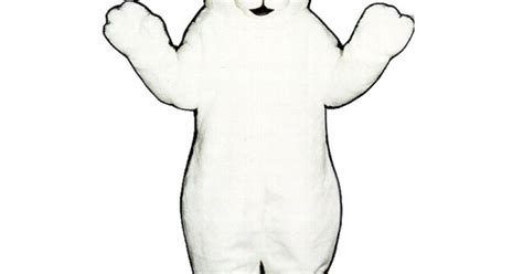 Snow Cub Mascot Costume Snow Cub Mascot