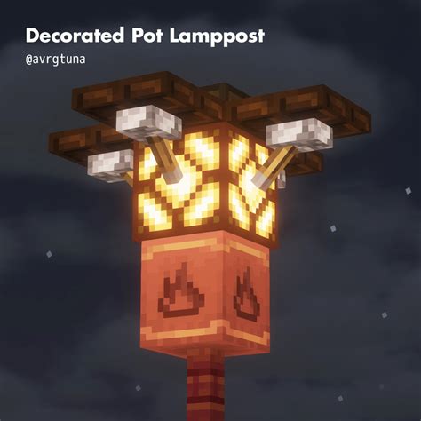 Minecraft Lamp Post Designs Lamppost Minecraft Maps Planet Minecraft