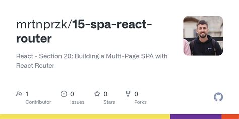 Github Mrtnprzk15 Spa React Router React Section 20 Building A