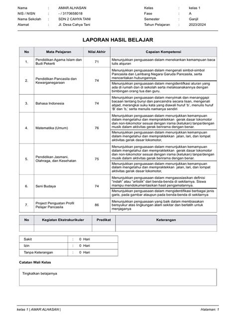Semester Kelas 1 Semester 1 2023 2024 15 12 2023 02 12 Kelas 1