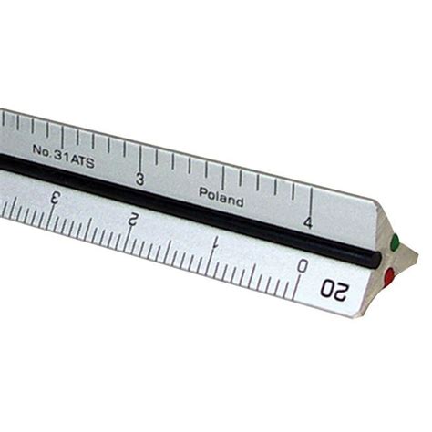 Alvin 4 Mini Aluminum Engineer Triangular Scale 31ats