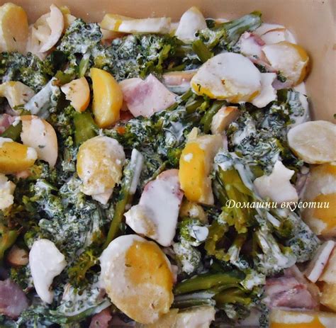 Запеканка от броколи и картофи Домашни Вкусотии
