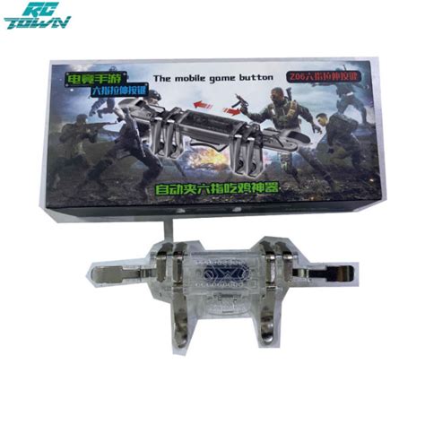 6 Finger Controller Trigger Game Fire Button Handle Gamepad For Pubg Ios Android Lazada Ph