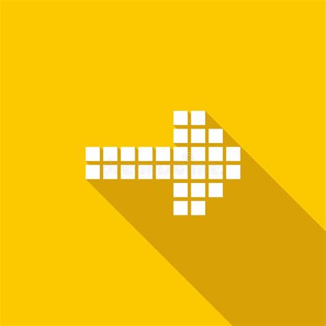 Arrow Icon Flat Style Stock Illustration Illustration Of Arrow 123035890