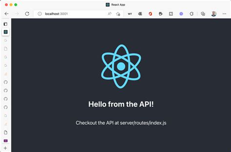 github burkeholland express react starter a starter template for running react and express