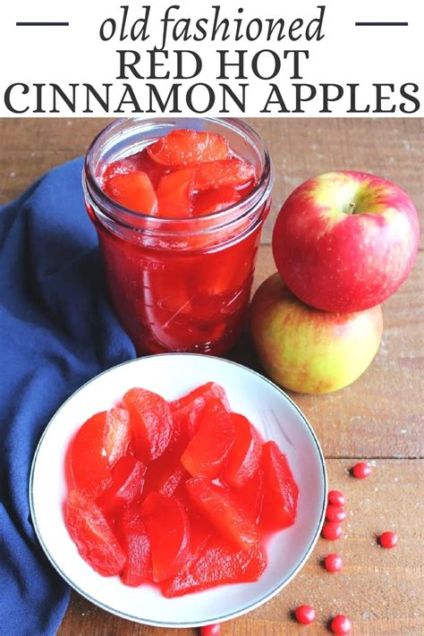 Red Hot Cinnamon Apples Cooking With Carlee Red Hot Cinnamon Apples Cooking With Carlee