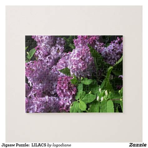 Jigsaw Puzzle Lilacs Jigsaw Puzzle Zazzle Jigsaw Puzzles Jigsaw