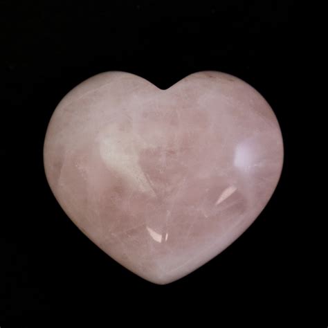 Rose Quartz Crystal Heart Crystal Hearts