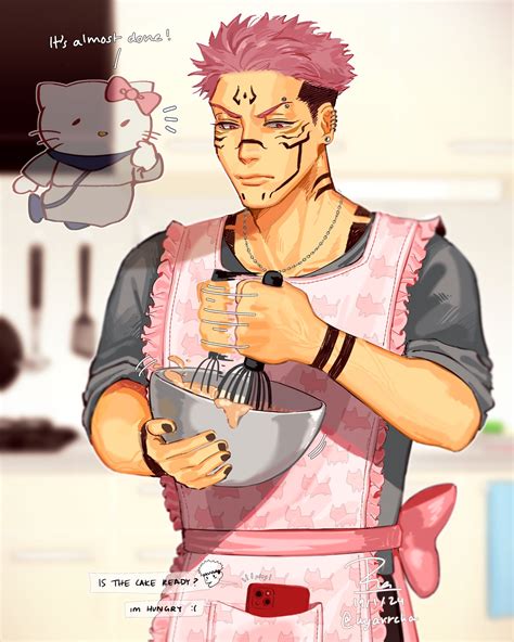 The Big Imageboard Tbib 1boy Alternate Costume Apron Black Hair