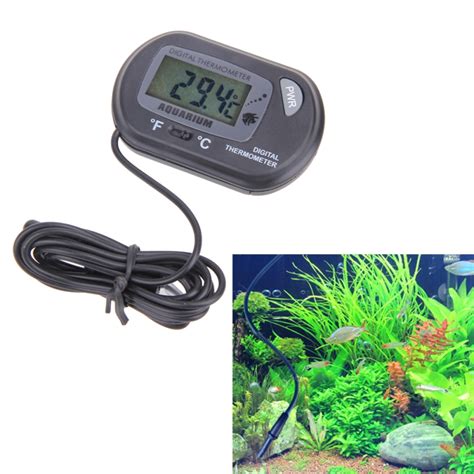 Digital Lcd Screen Sensor Aquarium Thermometer Wir Grandado