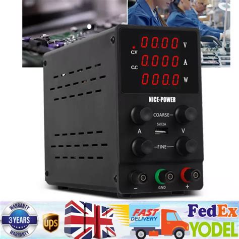V A DC Power Supply Variable Precision Adjustable Regulated Power Supply UK