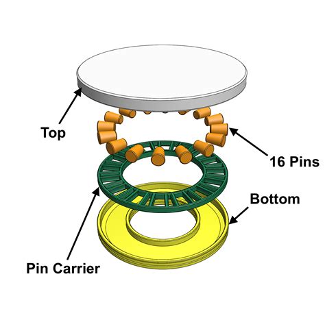 🏢 Mini Turntable 100mm Lazy Susan ・free Stl File For 3d Printing・cults