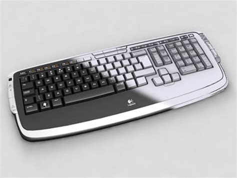 3d Model Logitech Lx 710 Keyboard