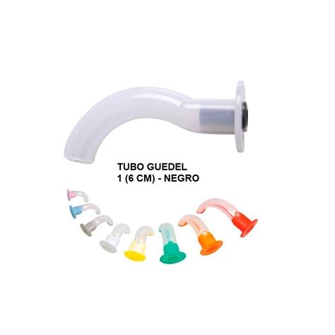 Canula De Guedel N 1 60 Mm Negro