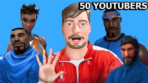 50 Youtubers Fight For 1000000 1321 7755 7128 By Haim Fortnite Creative Map Code Fortnitegg