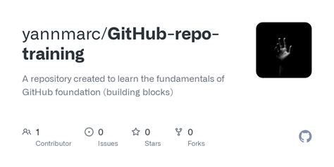 Github Yannmarcgithub Repo Training A Repository Created To Learn The Fundamentals Of Github