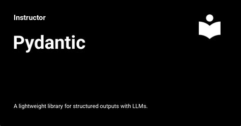 Pydantic Instructor