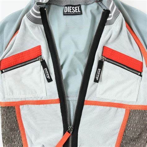 【楽天市場】★diesel ディーゼル レディース★スリムフィット ストレッチ 透け感 切替 半袖ジップアップtシャツ カットソー【t Toky】【サイズs】【グレー系】die L T F4