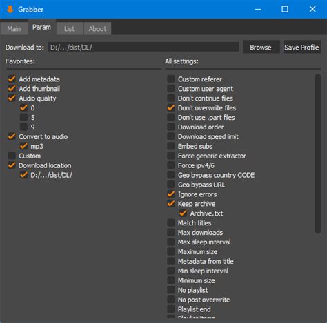 GitHub Thomasedv Grabber A Wrapper For Youtube Dl For Windows