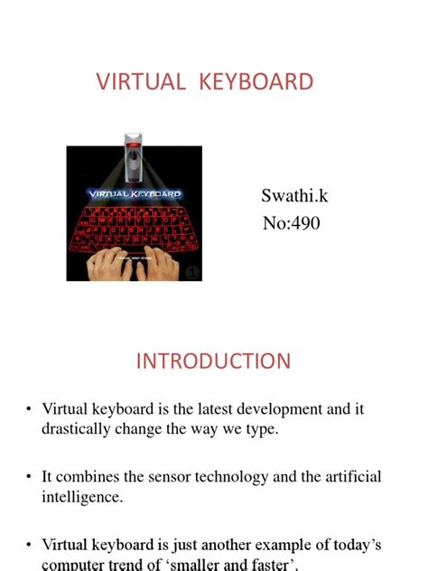 virtual keyboard pdf computer keyboard equipment
