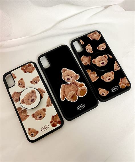 몸통얼굴곰인형케이스 스마트톡 핸드폰케이스 휴대폰케이스 커플 우정케이스 톡케이스 A30 A31 A32 A51 A71 노트 갤럭시 S21 S22플러스 S23울트라 아이폰