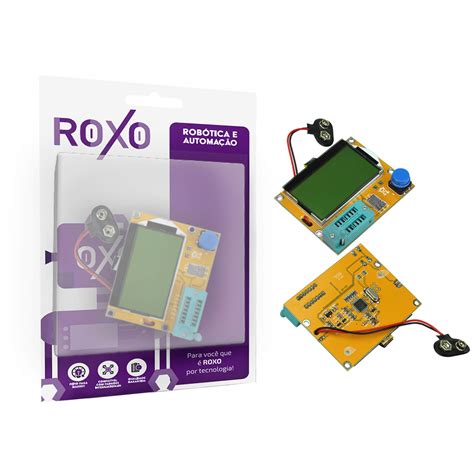 Módulo Testador De Componentes Medidor Esr Lcr T4 Roxo Mixtou