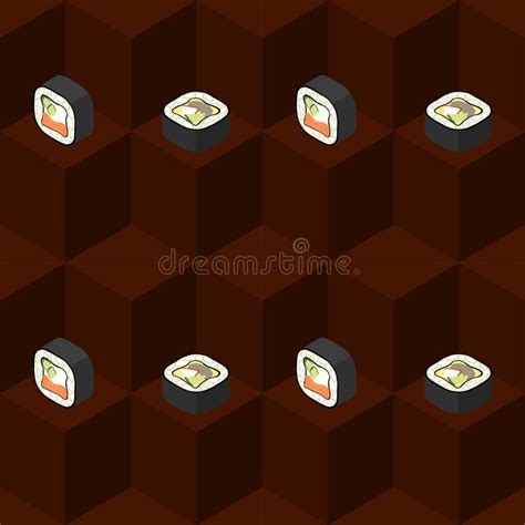 Isometric Pattern Stock Vector Illustration Of Paperhanging 267893219
