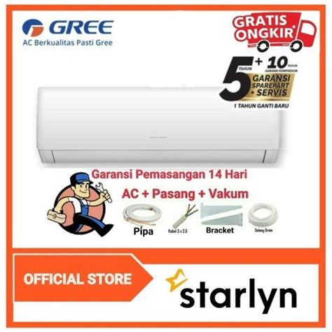 Jual AC GREE Split PK GWC MOO S PASANG AC Split PK GWC MOO S Di Seller Cv Starlyn CV