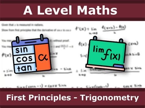 A Level Maths Differentiation From First Principles Trigonometry