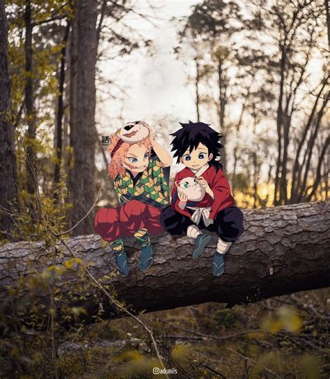 Giyuu Tomioka And Sabito Slayer Demon Dragon Slayer