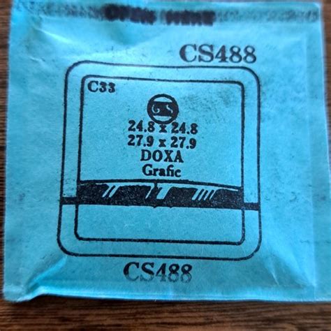 Doxa Watch Crystal Cs488 Grafic 248x248mm Ebay