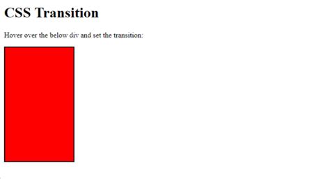 Css Transitions Studyopedia