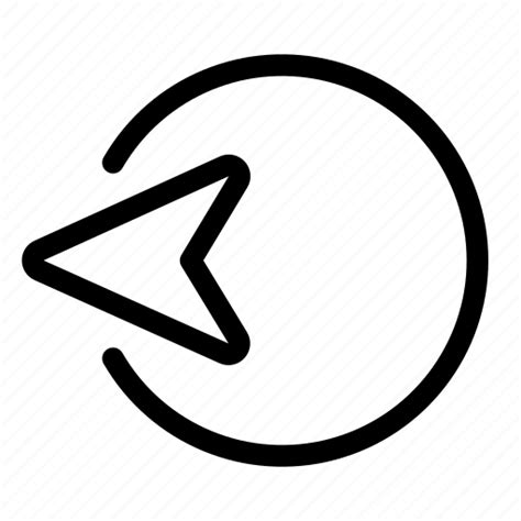 Cursor Left Move Icon