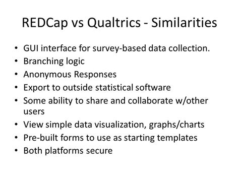 Redcap Vs Qualtrics Creabl