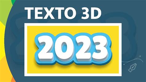 criando um texto 3d youtube