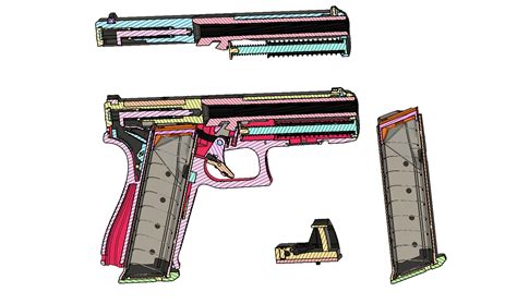 Archivo Stl Glock 17 Gen 5 Stl Files Full Pieces Toy Replica 🔫