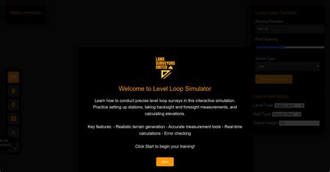 Level Loop Survey Simulator