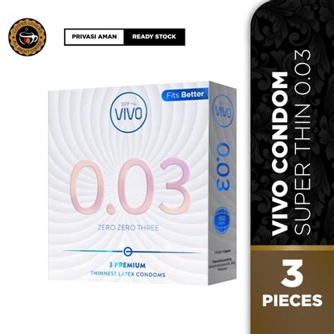 Vivo Sensitif Superthin Kondom Kontrasepsi Vivo Superthin B Vivo Kondom Tipis Condom