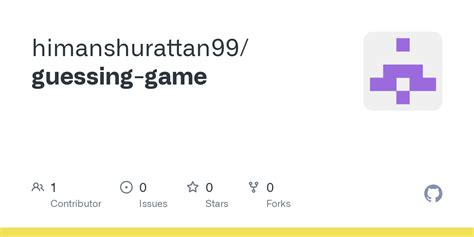 Github Himanshurattan9guessing Game