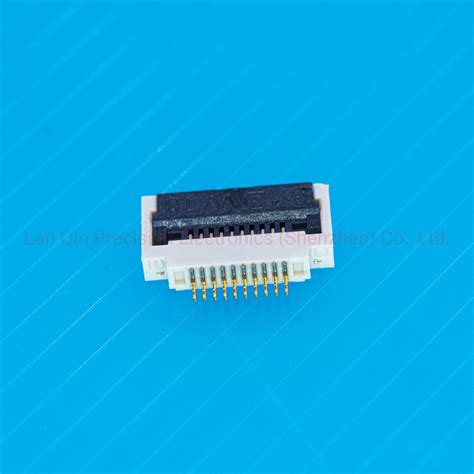 FPC Connector Dual Contact Type 10 Pin 0 5pitch H1 8mm Gold Plated FPC FFC Flat Cable Connector