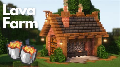 Lava Farm Minecraft Tutorial Java And Bedrock [1 21 ] Youtube