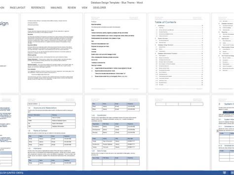 Database Design Specification Template Database Design Document