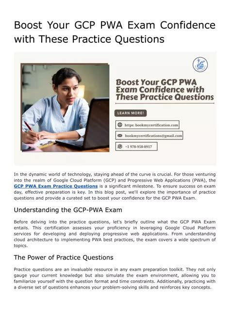 PPT Boost Your GCP PWA Exam Confidence With These Practice Questions PowerPoint Presentation
